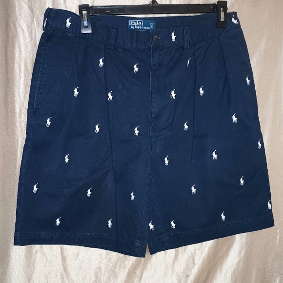 Ralph Lauren Blue Label | Shorts | Ralph Lauren Polo Tyler Pleated Logo ...